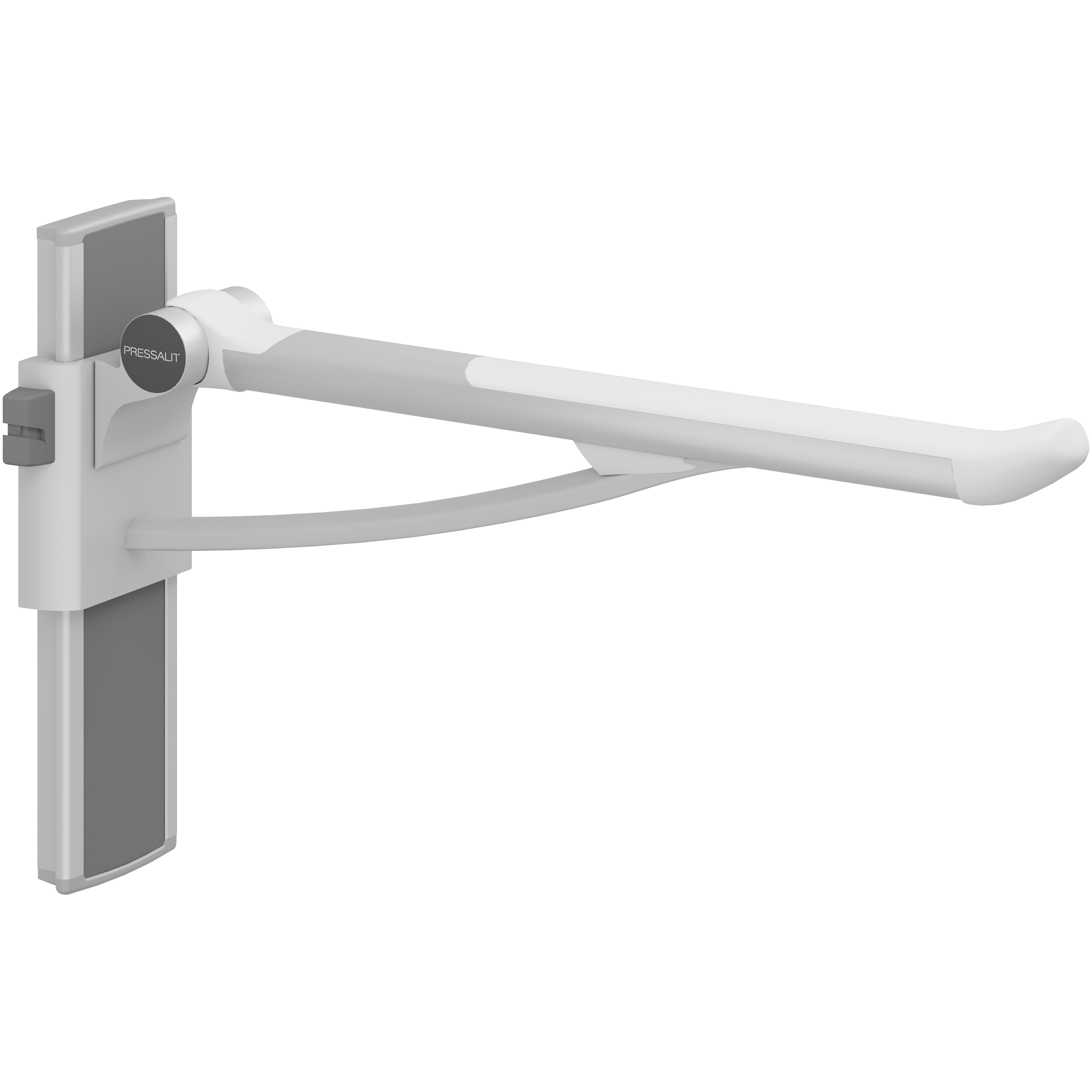 PLUS fold down grab bar with integrated counter-balance, 27.6'', left ...