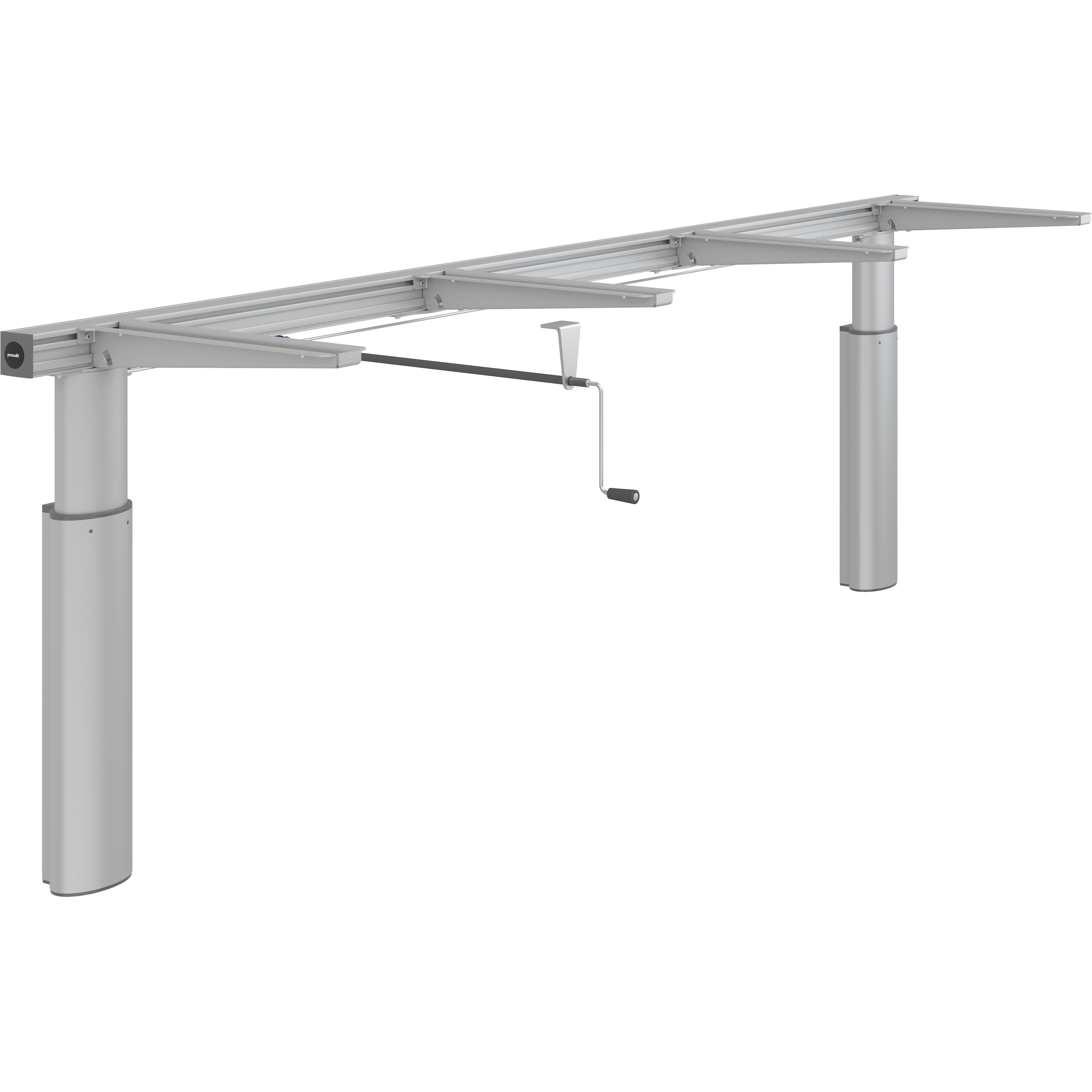 Lift for countertop, manually height adjustable